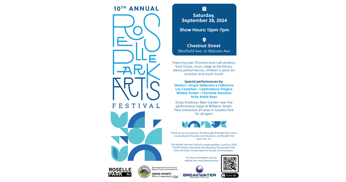 Arts Festival Celebrates 10th Year on Sept. 28 | Roselle Park, NJ News ...