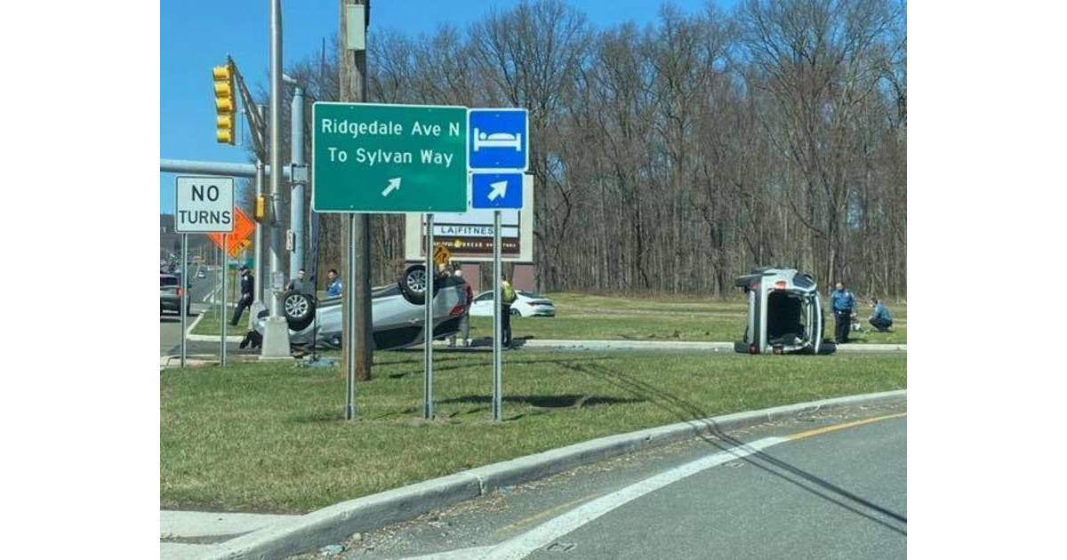 Two Overturned Automobiles on Rt. 10 Cause Major Backup on East Hanover ...