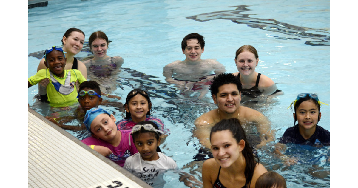 Rutgers Diver Savana Trueb Visits YMCA Youth Camp to Teach Water Safety ...