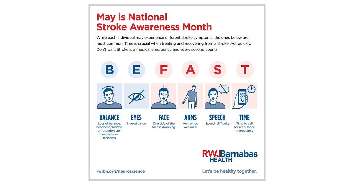 National Stroke Awareness Month – Signs of a Stroke and the Importance ...