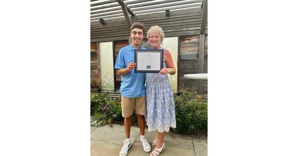 Sam Prince of North Caldwell Awarded Scholarship from Sharing Network ...