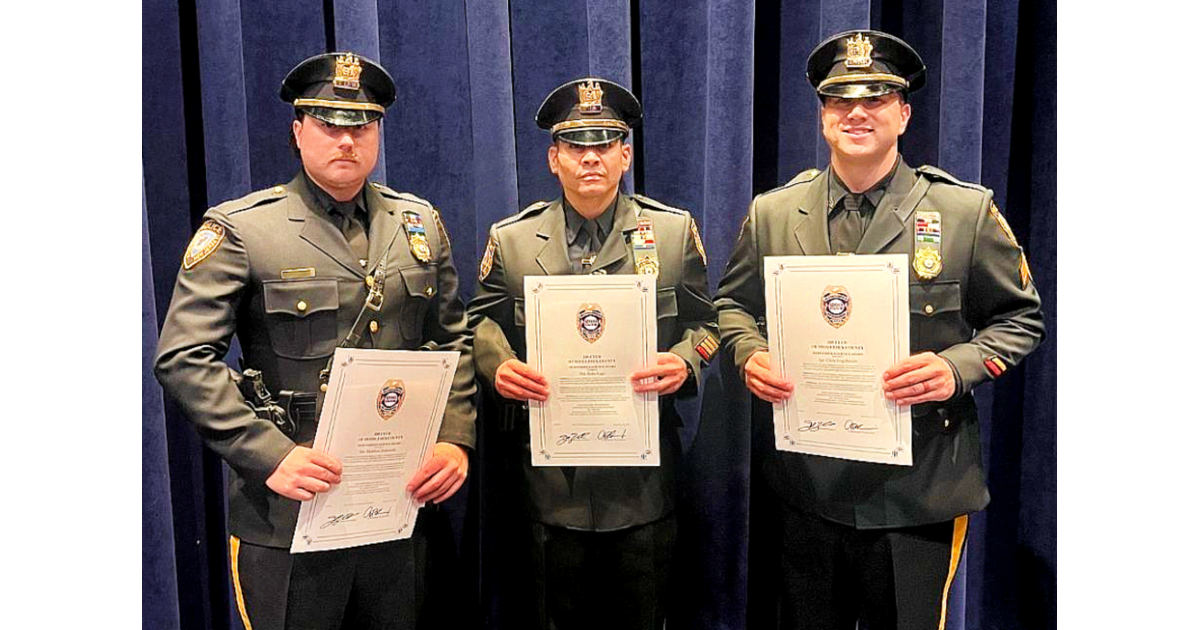 Three Sayreville Police Officers Awarded Meritorious Service Awards ...