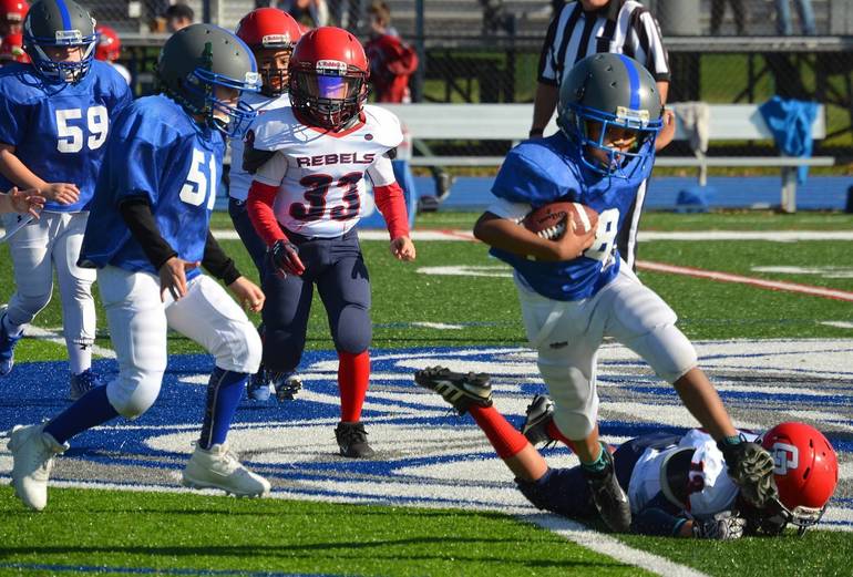 Football: Scenes from Scotch Plains-Fanwood PAL Week 6 - TAPinto