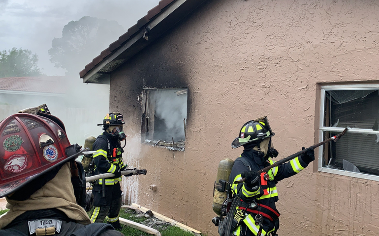 Coral Springs Family Displaced and Dog Rescued From House Fire on ...