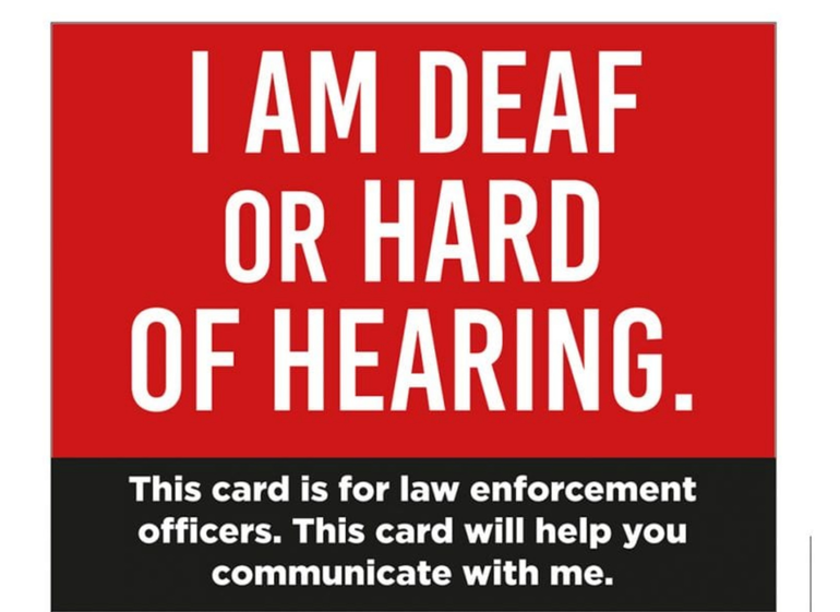 Police 'Communication Cards' Help the Deaf and Hard of Hearing | TAPinto