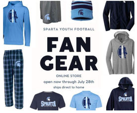 Show Your Colors - Sparta Spartan Football and Cheer Fan Gear for Sale ...
