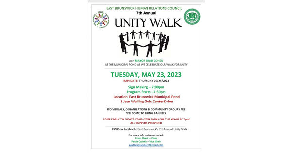 Join the East Brunswick Human Relations Council for the 7th Annual ...