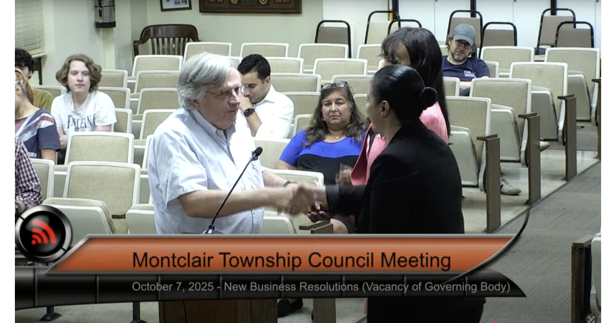 Montclair Township Council Makes Choice to Fill Vacant At-Large Seat ...