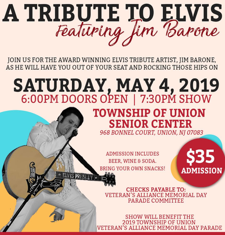 A Tribute to Elvis Featuring Jim Barone | Union, NJ News TAPinto