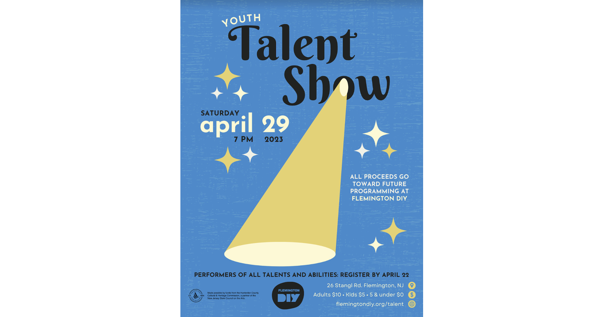Flemington DIY announces spring Youth Talent Show | Flemington/Raritan ...