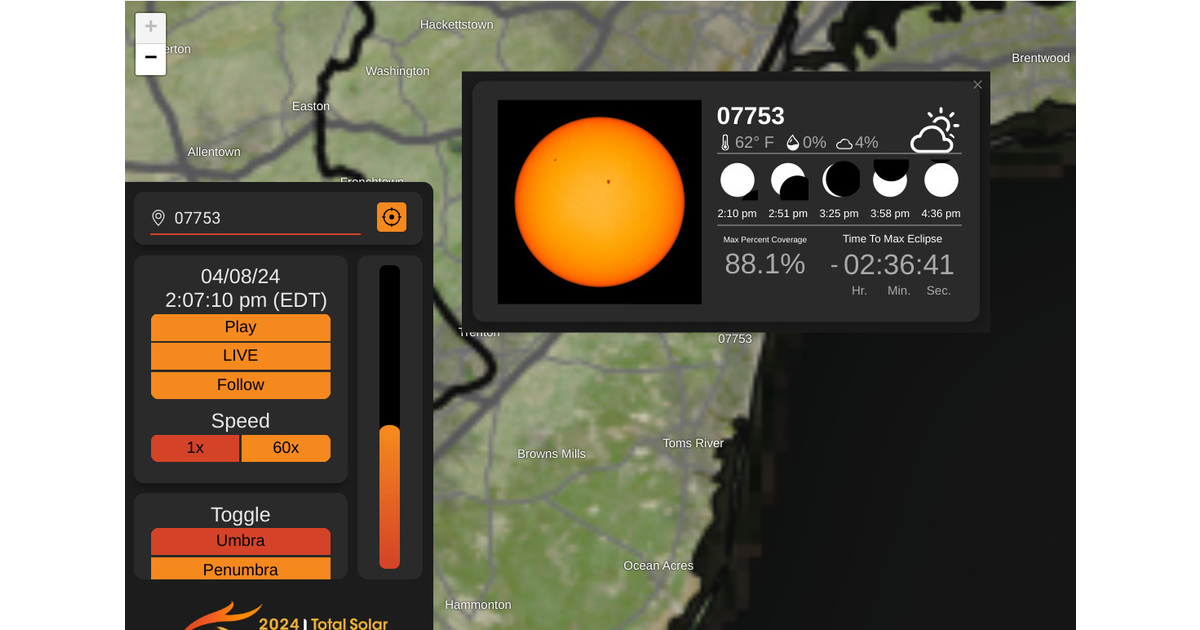 When Will Neptune See Today's Solar Eclipse? | Neptune/Neptune City, NJ ...