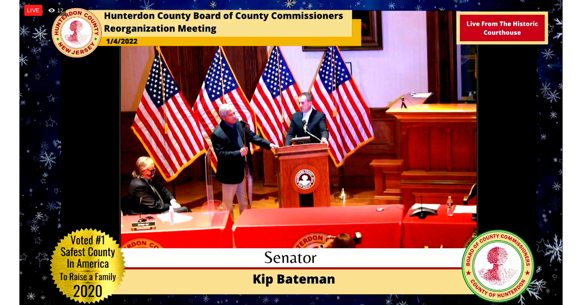 Retiring State Sen. Kip Bateman Thanked by Hunterdon Board of ...