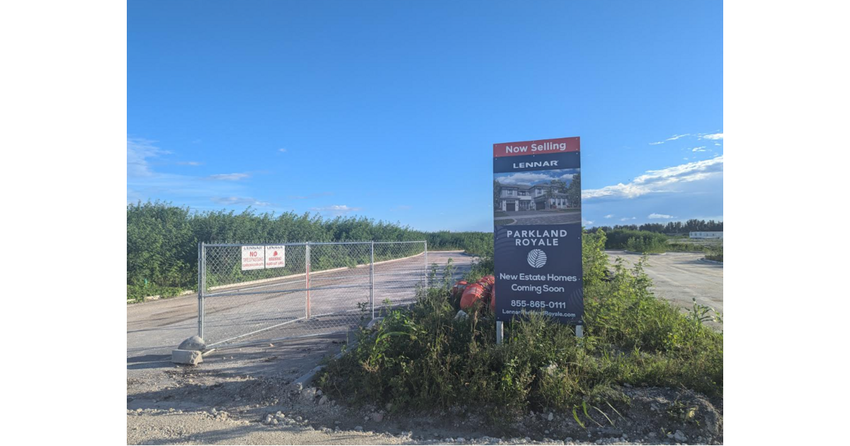 Parkland Royale Development: Appearing Overgrown, But On the Way Soon ...