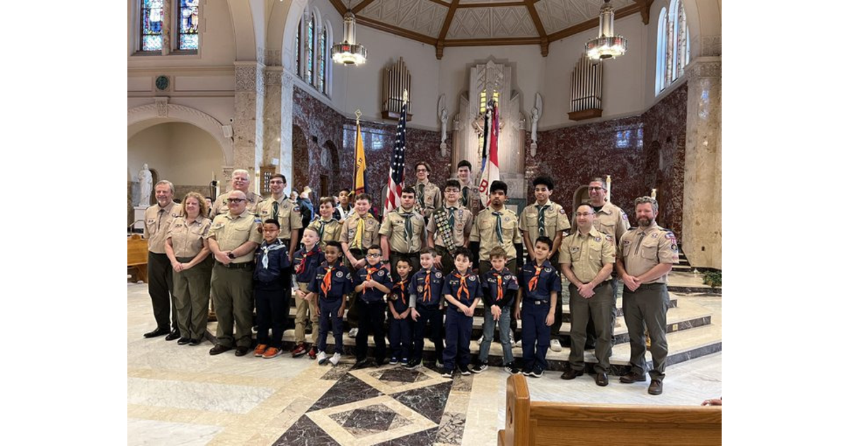 Bloomfield's St. Thomas the Apostle RC Church Celebrates Scout Sunday ...