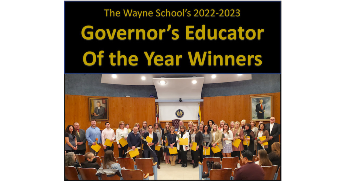The 2023 Wayne Township Public Schools Educators Of The Year Wayne