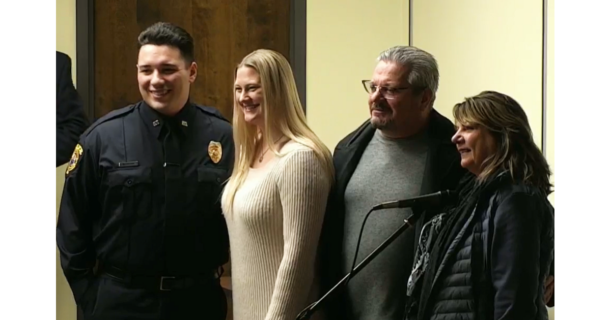 Scotch Plains Police Officer Michael Dohn Sworn-in at Township Council ...