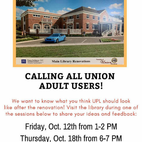 Union Public Library to Undergo Major Renovation: Seeking Public's ...