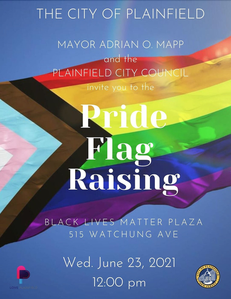 Plainfield Pride Flag Raising Event Set for June 23 | Plainfield, NJ ...