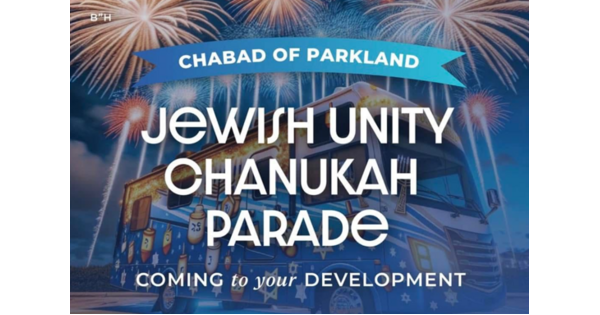 Chanukah Parade for Jewish Unity Begins Wednesday | Parkland, FL News ...