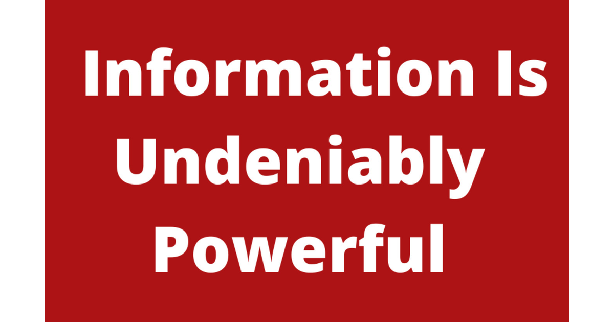 Information Is Undeniably Powerful | Hoboken, NJ News TAPinto