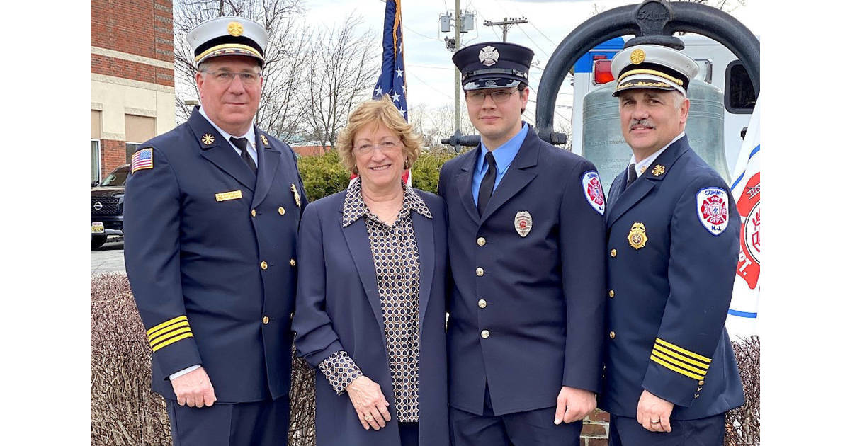 Nicholas Papa Sworn In as Summit Fire Department Career Firefighter ...