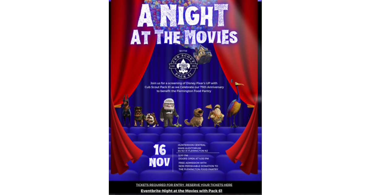 Pack 61 Celebrates 75th Anniversary with Night at the Movies: A Special ...