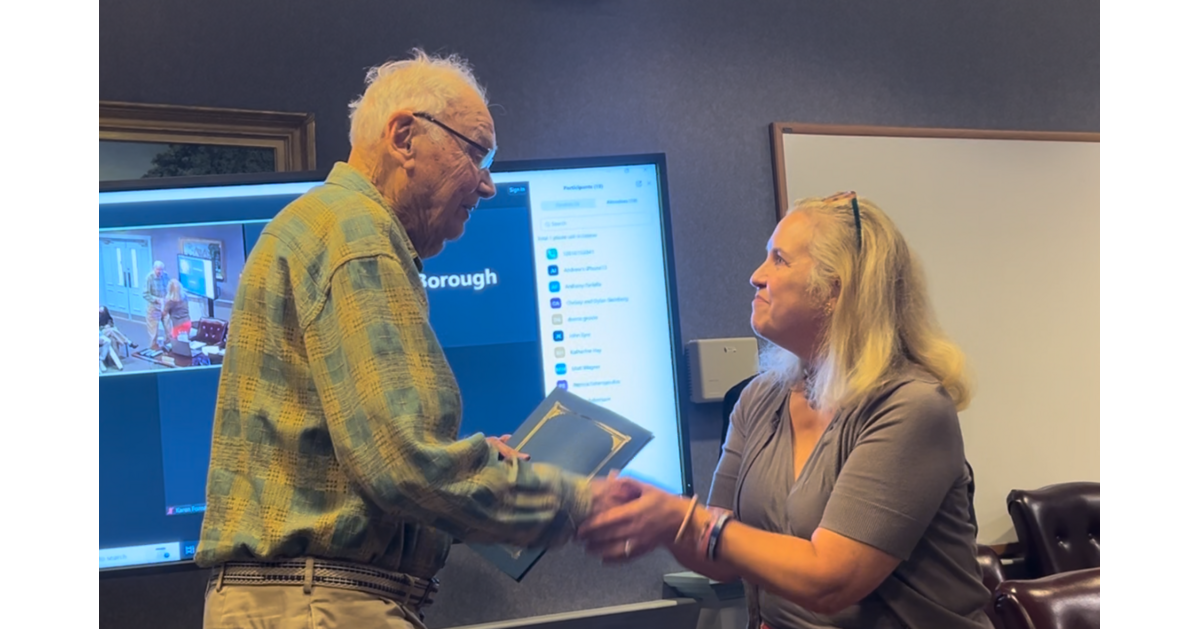 Chatham Borough Resident Jack Drew Receives Commendation on his 100th ...