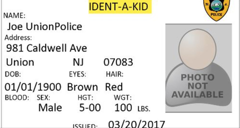 Ident-a-Kid Child ID Cards Available on Aug. 6 | Union, NJ News TAPinto