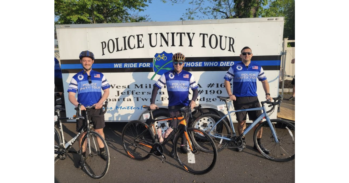 Sparta Township Police Riding in 2023 Unity Tour | Sparta, NJ News TAPinto