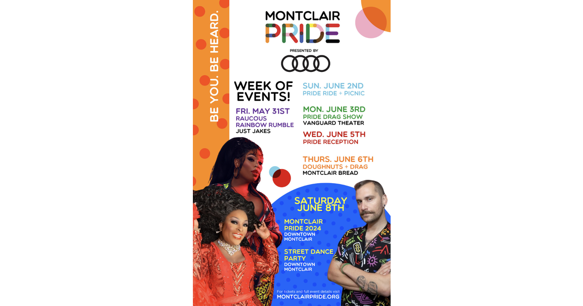 Montclair Pride: Headliners Announced for Annual LGBTQ Festival, June 8 ...