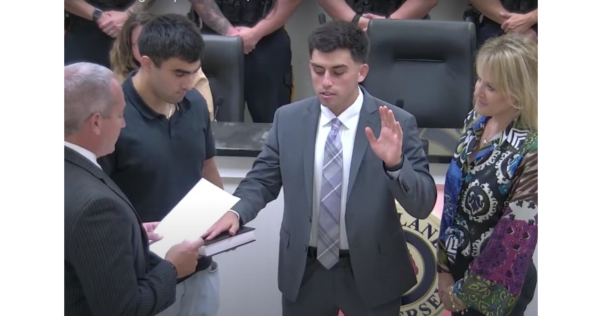 Robert Bell Jr. Takes Oath to Become a Roseland Police Officer | West ...