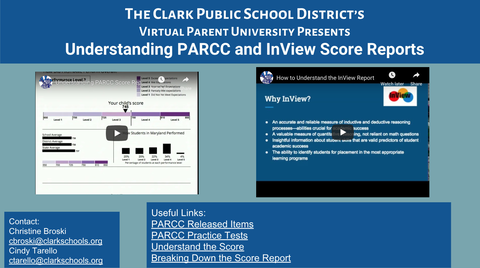Clark Schools Hold Virtual Parent University Session “Understanding ...