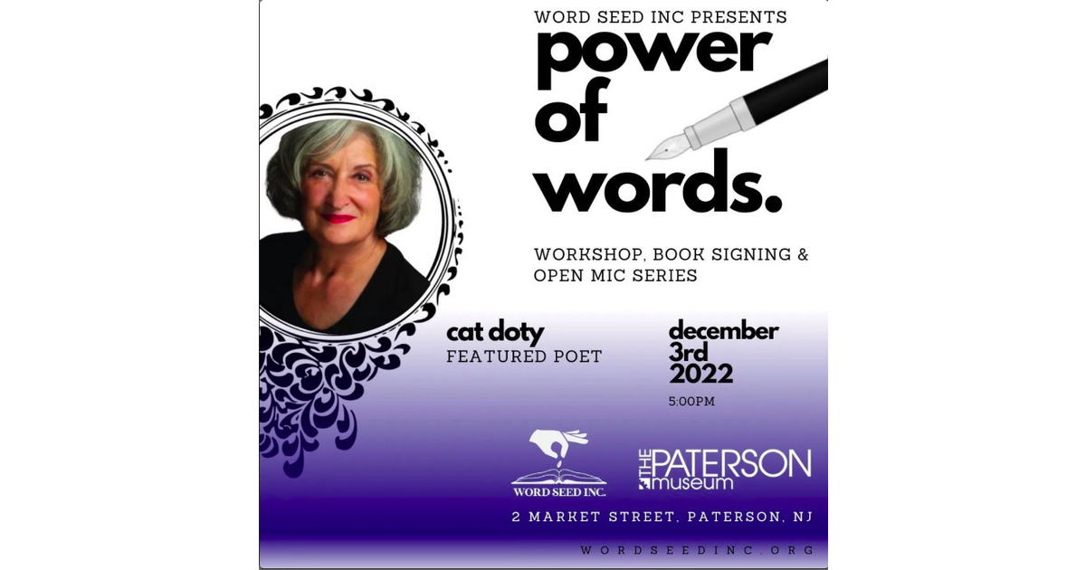 Word Seed Inc. Presents Power of Words Poetry Workshop Featuring ...