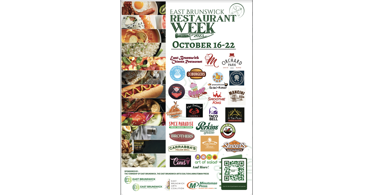East Brunswick Hosts Restaurant Week October 16-22 | East Brunswick, NJ ...