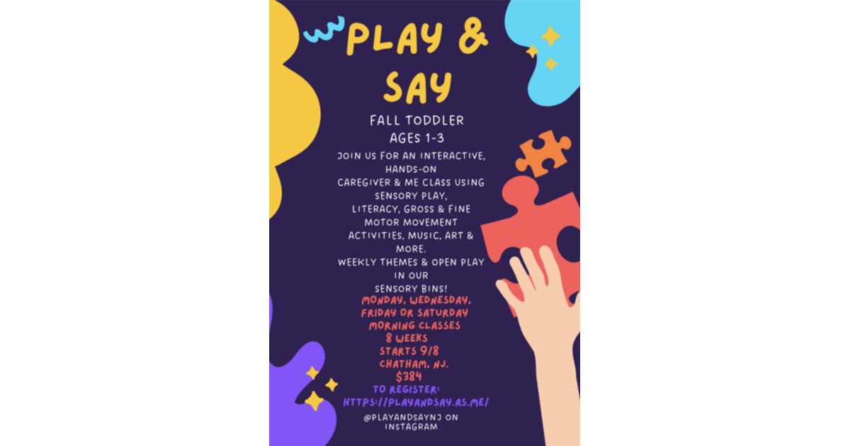 Building a Community Through Play: The Story of Play & Say | Chatham ...
