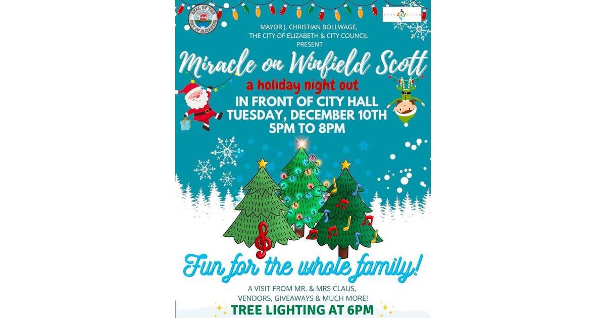 The City of Elizabeth Invites Residents To A Holiday Night Out ...
