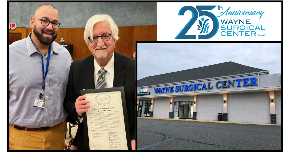 Township Council Honors Wayne Surgical Center’s 25 Years of Service to ...