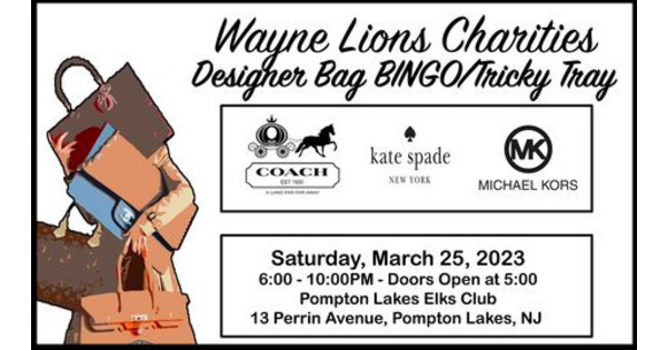 Wayne Lions Designer Bag Bingo and Tricky Tray | Wayne, NJ News TAPinto