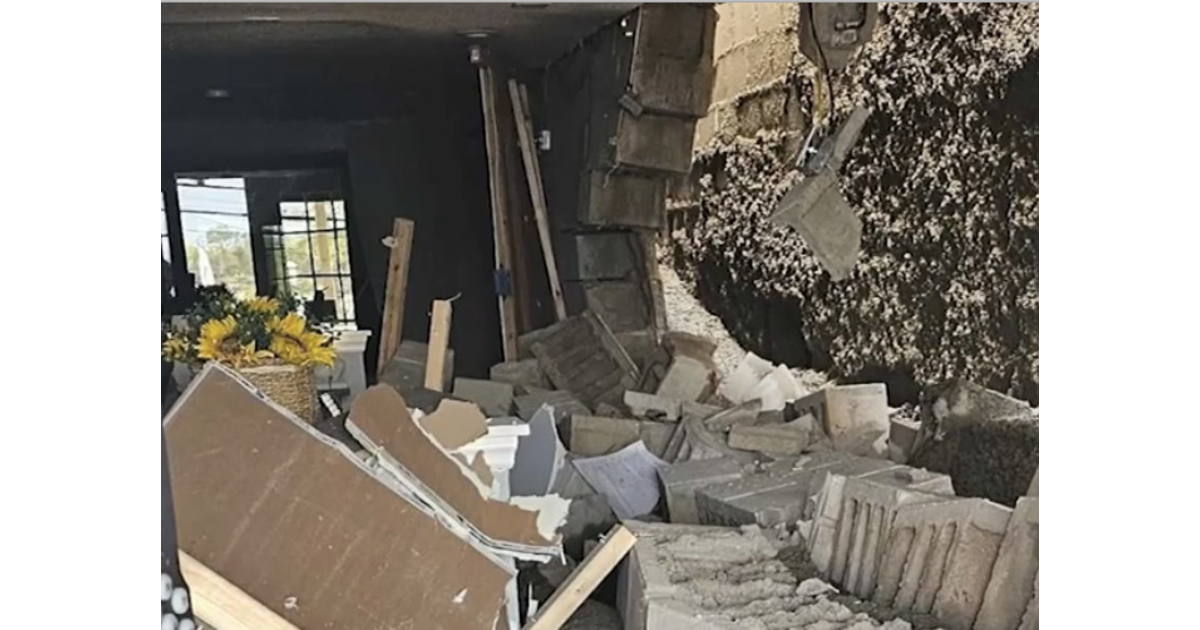 Four Keyport Businesses shut down, building wall collapses, poured ...