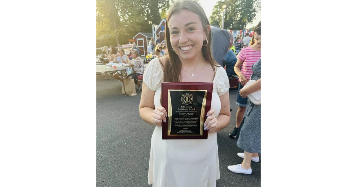 Navesink Hook and Ladder Company Honor 24-year-old Molly Frank for her ...