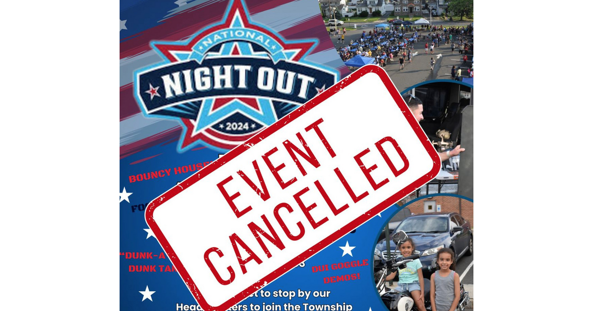 Union's National Night Out Postponed Due to Weather | Union, NJ News ...