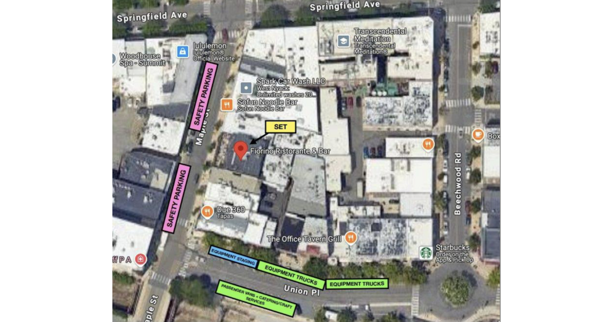 Parking Advisory Issued for June 9 Due to Film Shoot at Fiorino ...