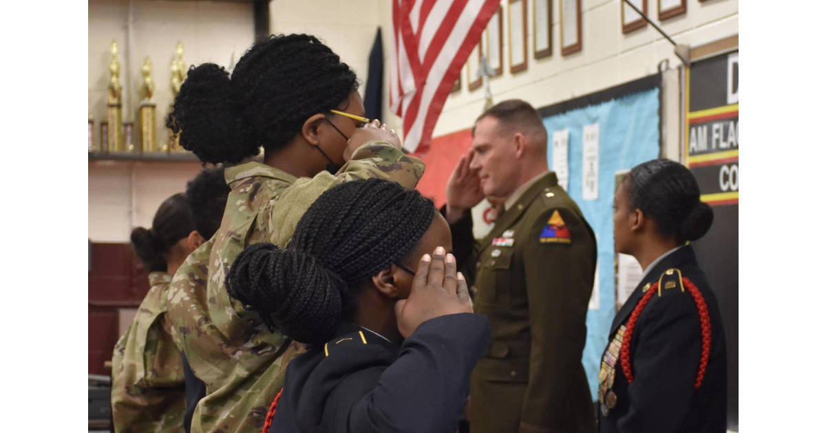 U.S. Army Brigadier General Thomas M. Feltey Visits UHS' JROTC Program ...