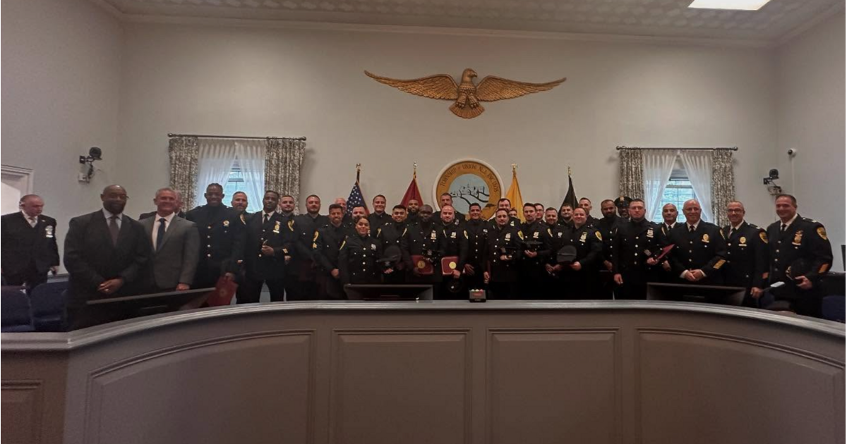 Union Police Department Honors Officers for Exceptional Service During ...