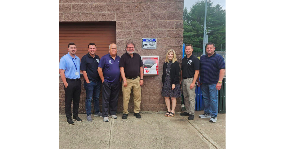 Second Wayne PAL Donated AED Installed at Barbour Pond Road Athletic ...