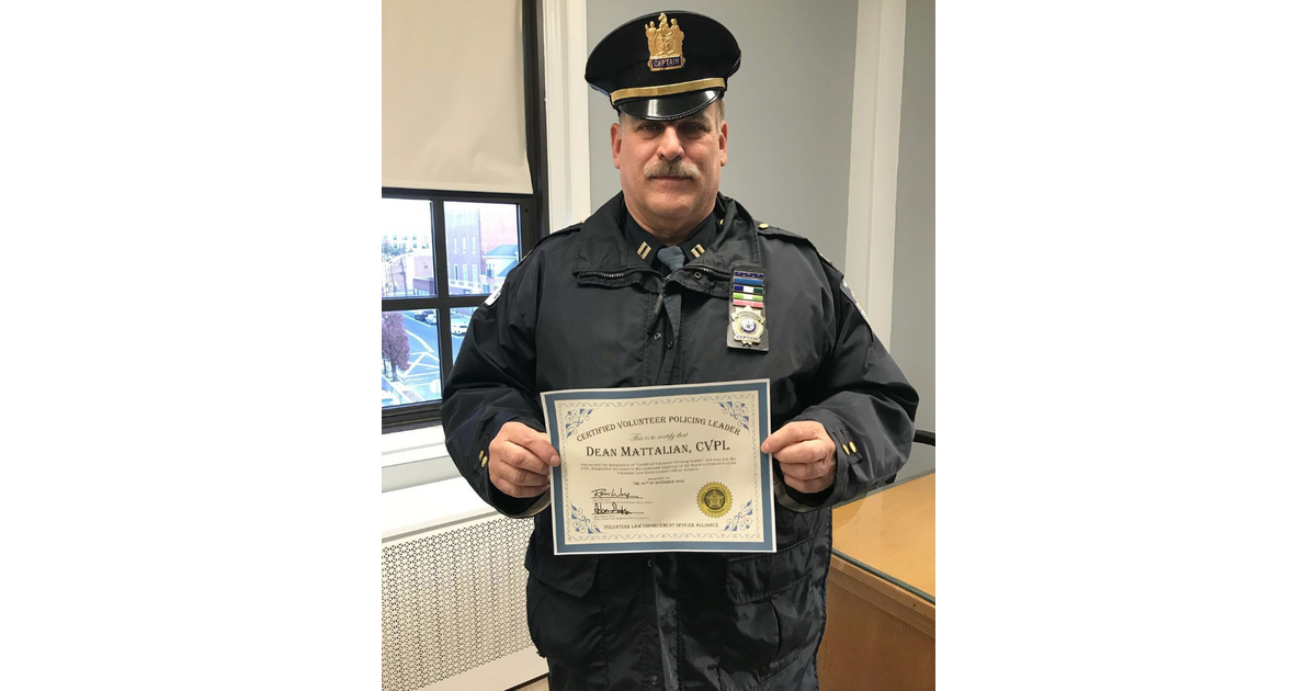 Special Captain Becomes Certified Volunteer Policing Leader ...