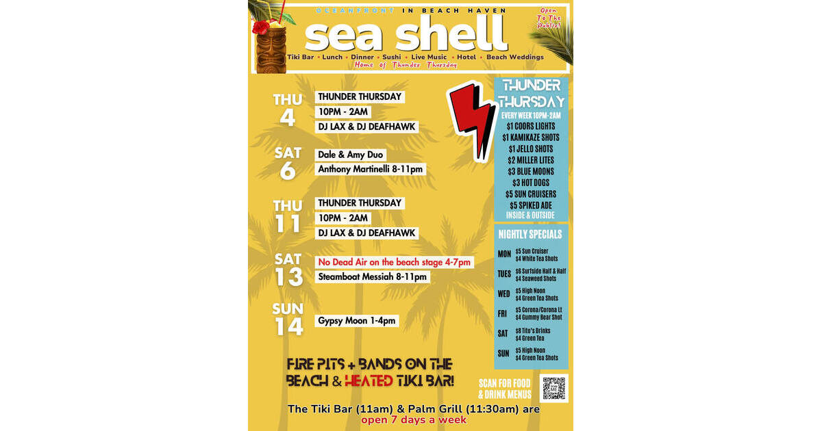 Live Music, Late-Night Beats, and Beachside Fire Pits: What’s Happening ...