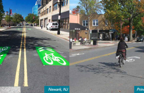 Westfield to Test Drive Bike Lane. Permanent Markings for Shared Cycle ...
