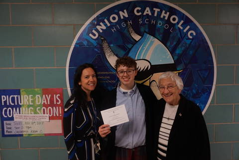 Union Catholic's Shaun Keating Honored for Being Named a Commended ...