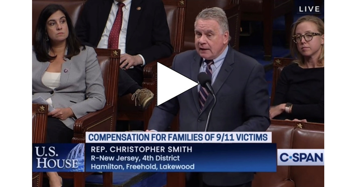Smith Praises Passage of Federal 'Fairness for 9/11 Families Act ...